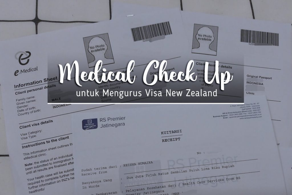 Medical Check Up untuk Mengurus Visa New Zealand